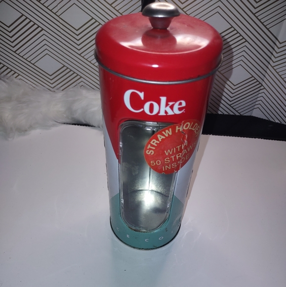 coke cola | Other | Coke Straw Container | Poshmark